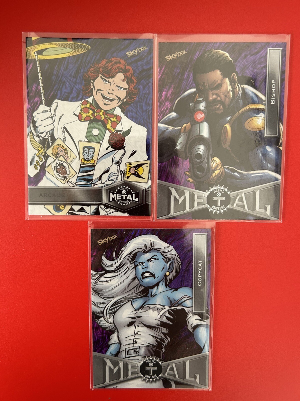 2021 Marvel X-Men Metal Universe Grandiose Lot Bishop, Arcade, And ...