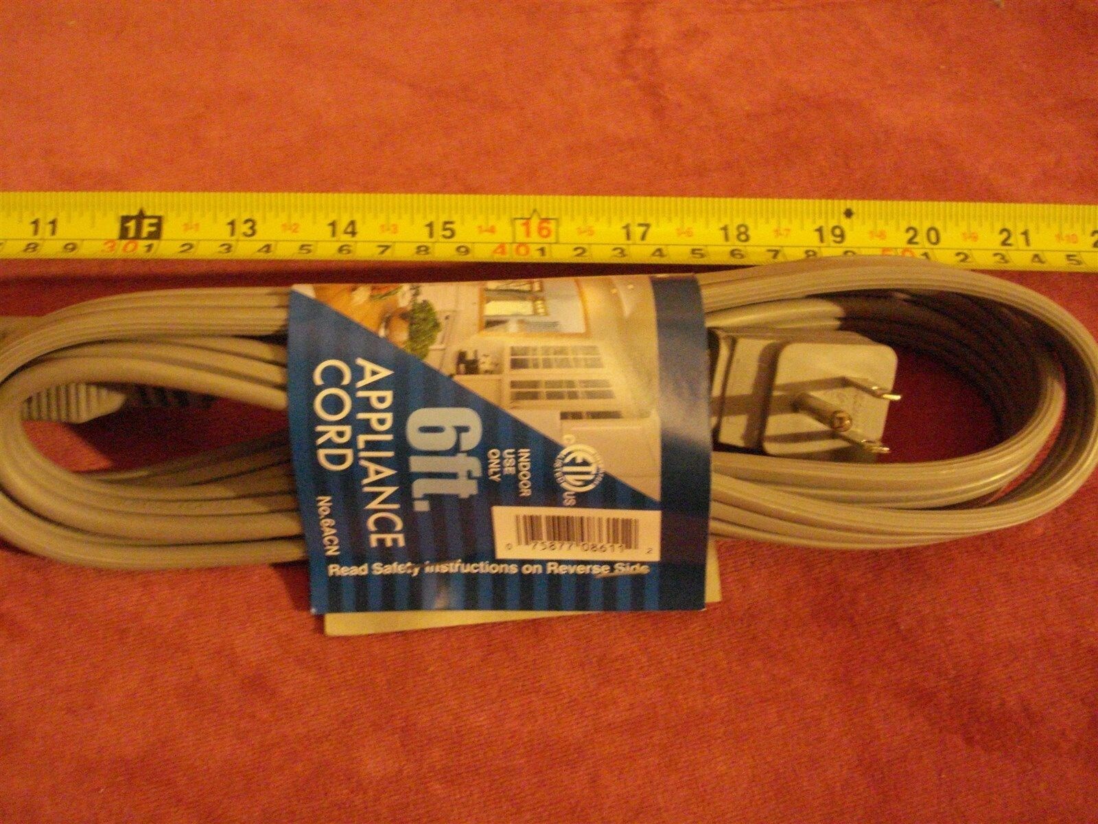 (1055.) Major Appliance Extension Cord 6' | eBay