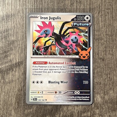 Iron Jugulis Temporal Forces Halloween Promo 139/162 Scarlet Violet ...