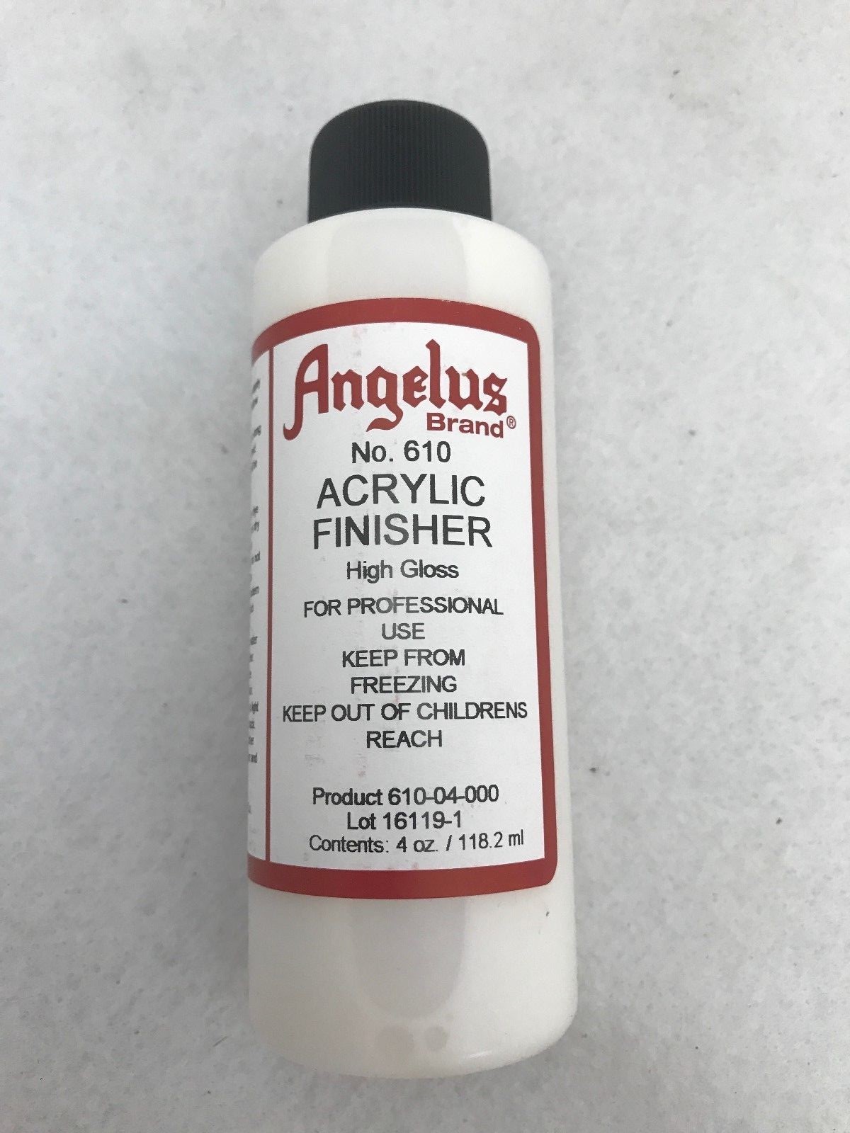 Angelus Finisher for Leather Paints - Satin, Gloss, Matte Acrylic ...