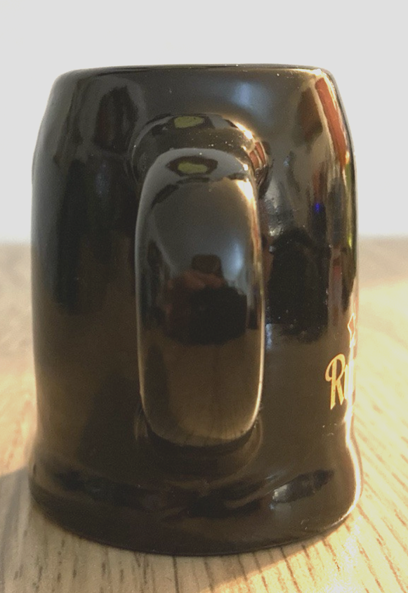 Rumple Minze Import Peppermint Schnapps Shot Glass Black Mini Mug ...