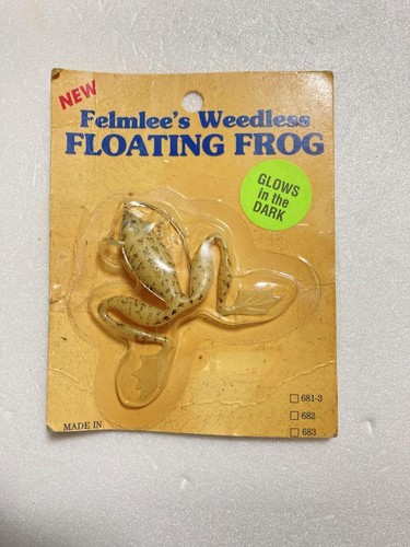 Felems Weedless Floating Frog B Class Lure Old Lure | eBay