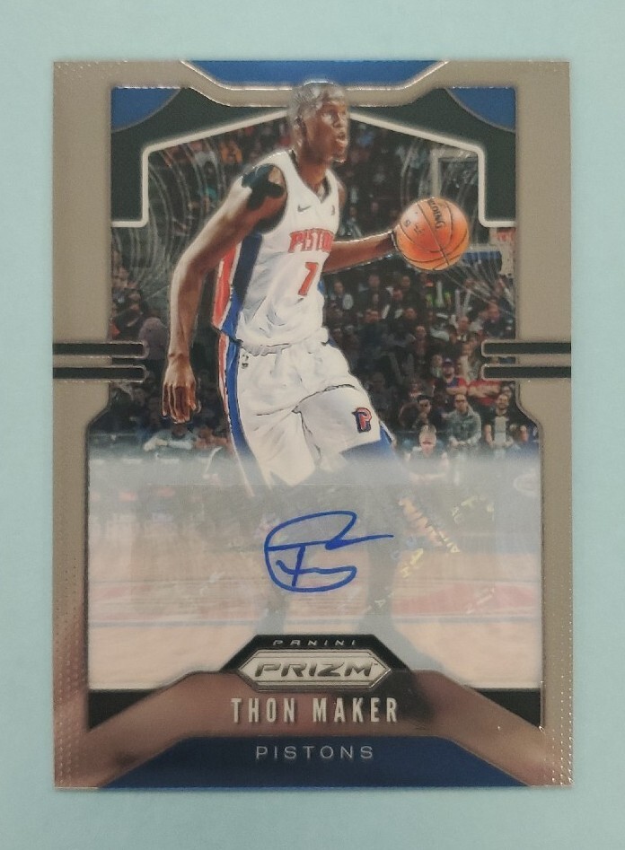 2019/20 Panini Prizm Thon Maker Auto #96 Card | eBay