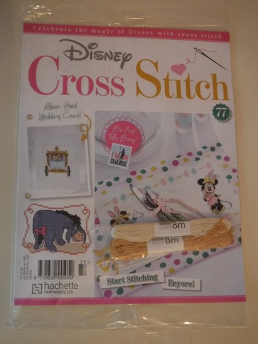 HACHETTE PARTWORKS -DISNEY CROSS STITCH MAGAZINE - ISSUE #77 WITH ...