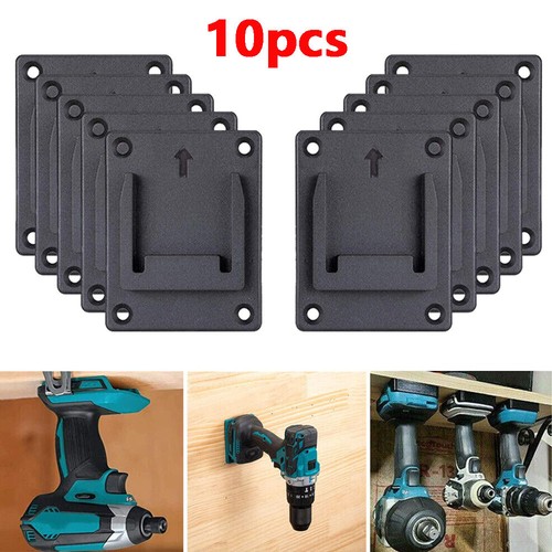 10X Power Tool Bracket For Bosch/Makita 18V Battery Machine Holder ...