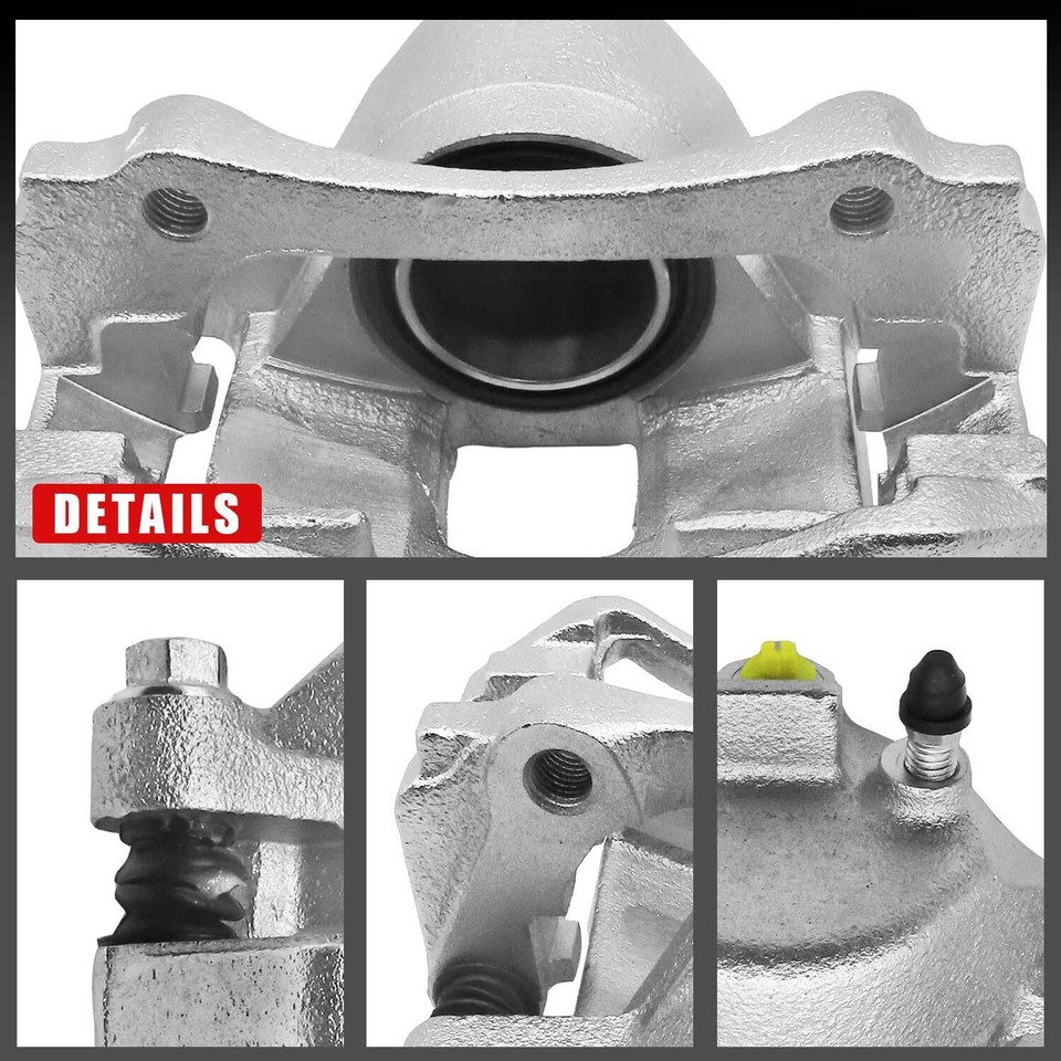 Pair Front Brake Calipers w/ Brackets for Subaru Forester Impreza ...