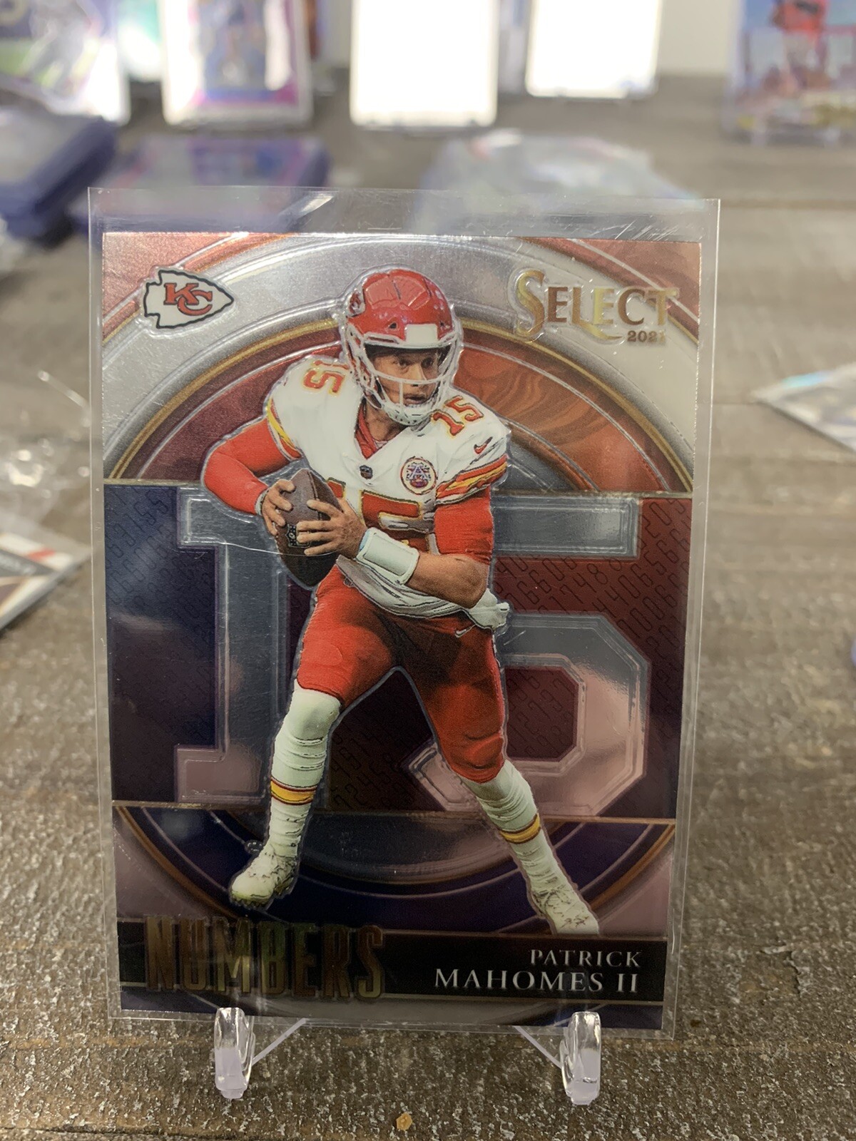 2021 Panini Select Patrick Mahomes Numbers Insert #SN-1 Kansas City ...