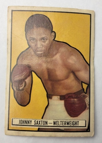 1951 Topps Ringside Boxing #18 JOHNNY SAXTON Welterweight (G) | eBay