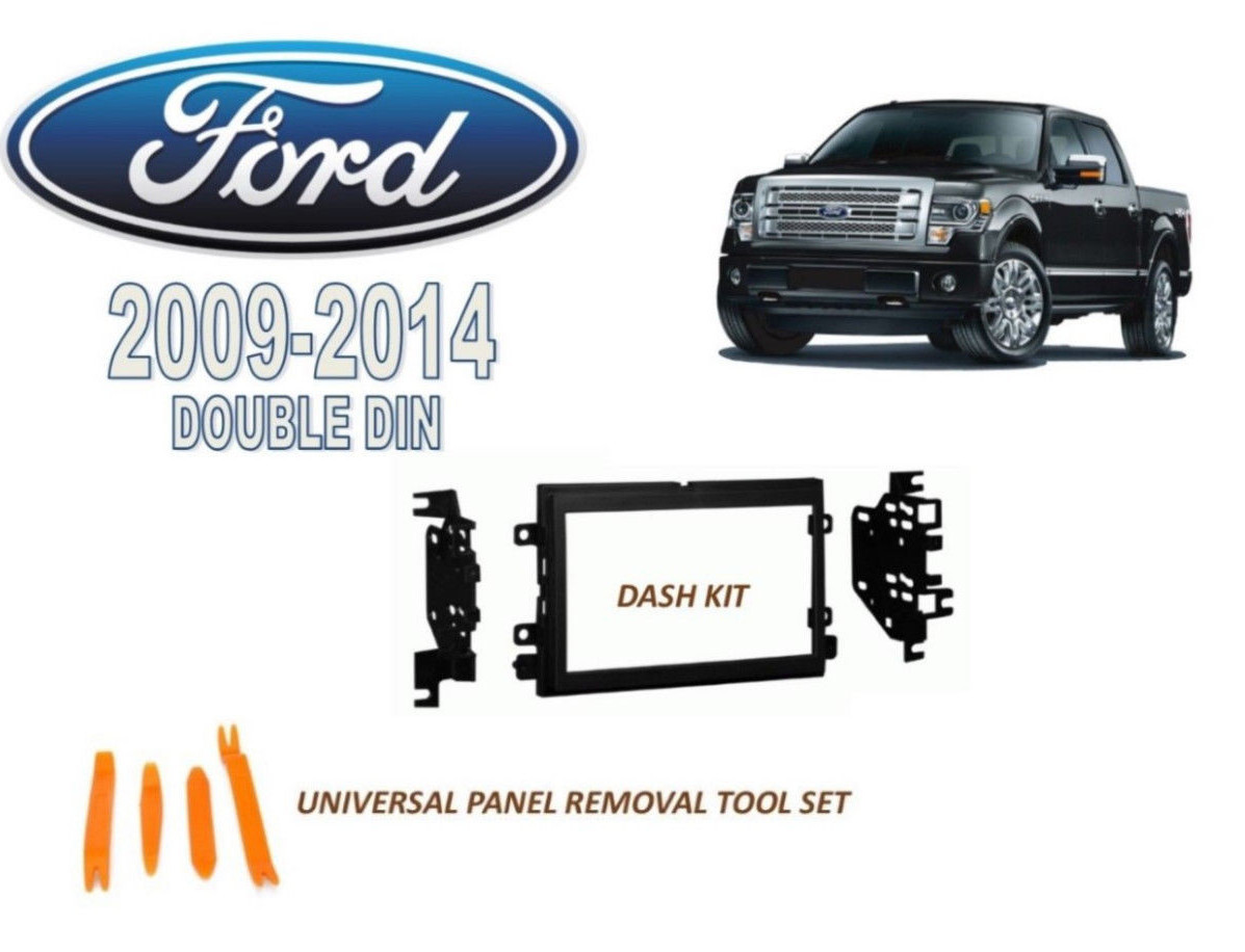 2009-2014 FORD F-150 XL BASE MODEL 2 DIN CAR STEREO INSTALL DASH KIT ...