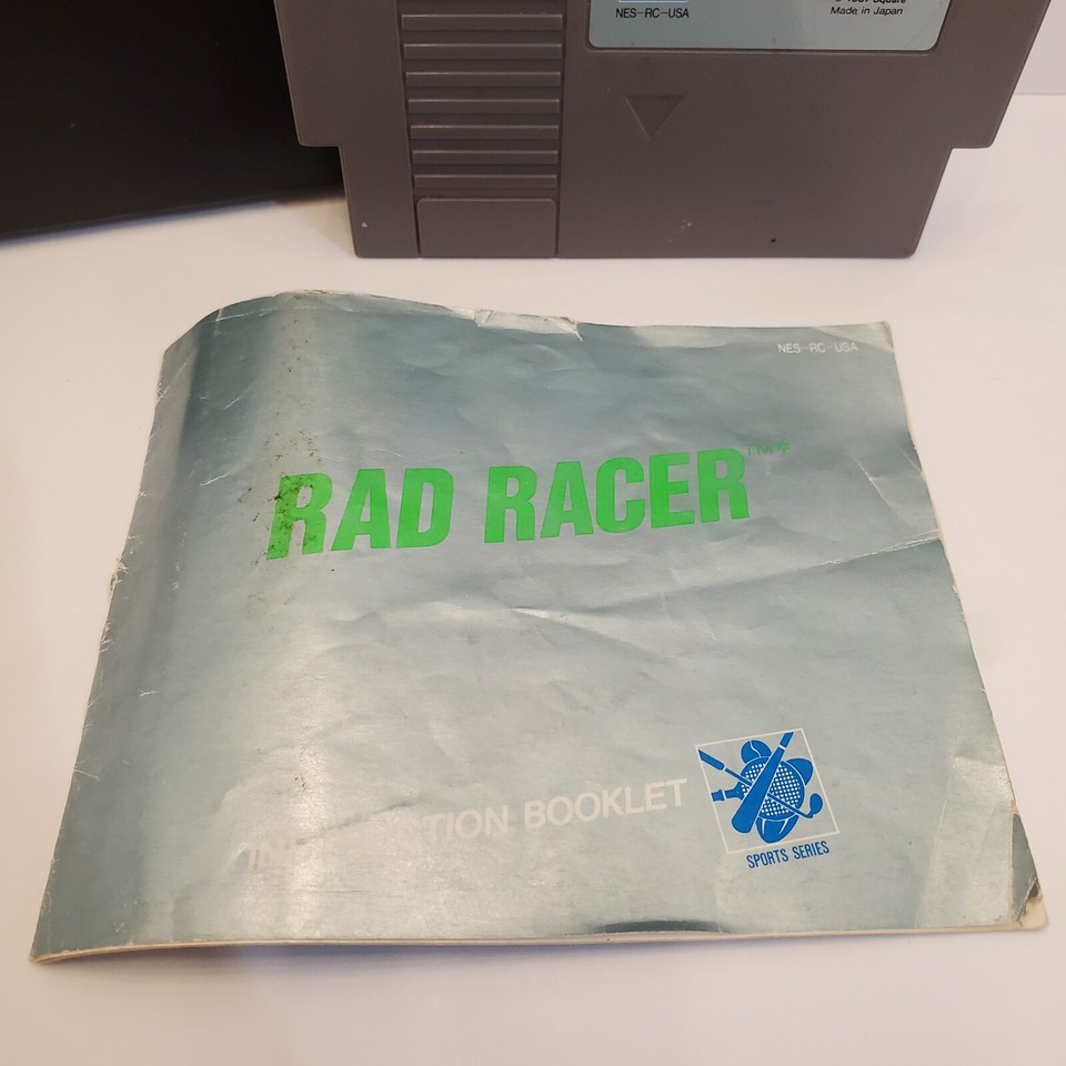 Rad Racer NES Nintendo Entertainment System 1987 With Manual And Sleeve ...