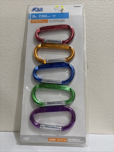 Blue Hawk Spring Link 3" Multi color - 5 Pack … | eBay