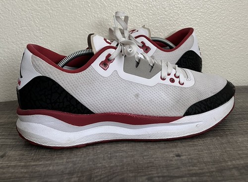 Men's Team Issued Oklahoma Sooners Air Jordan Running Shoes White/Red ...