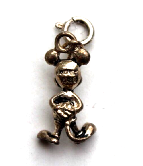 Rare Mickey Mouse 925 Sterling Silver Charm Pendant Walt Disney World ...