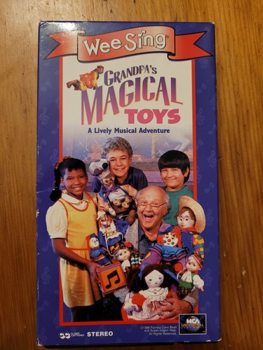 Wee Sing Grandpa's Magical Toys VHS Tape 1988 A Lively Musical ...