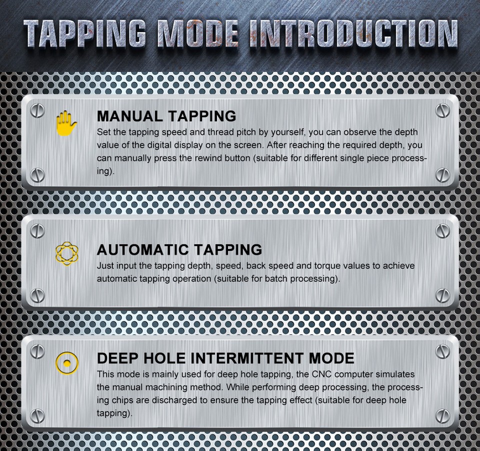 SFX M24R Electric Tapping Machine M4-M24 Tapper Thread 550RPM Tapping ...