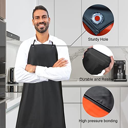 Waterproof Apron Chemical Resistant Work Safe Clothes black | eBay