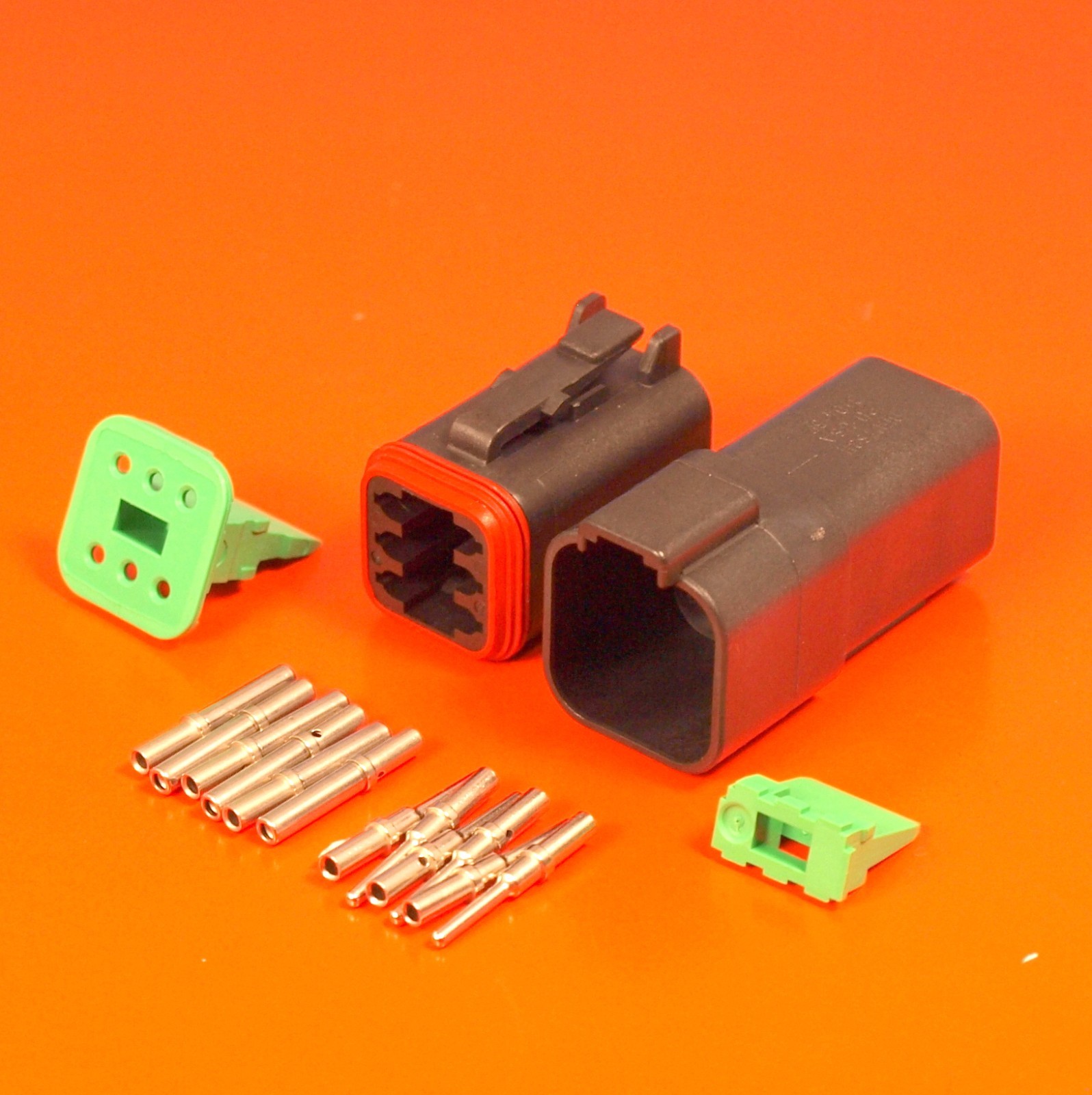 Deutsch DT Series 6 Pin Way Connector Male & Female DT04-6P-CE02 DT06 ...