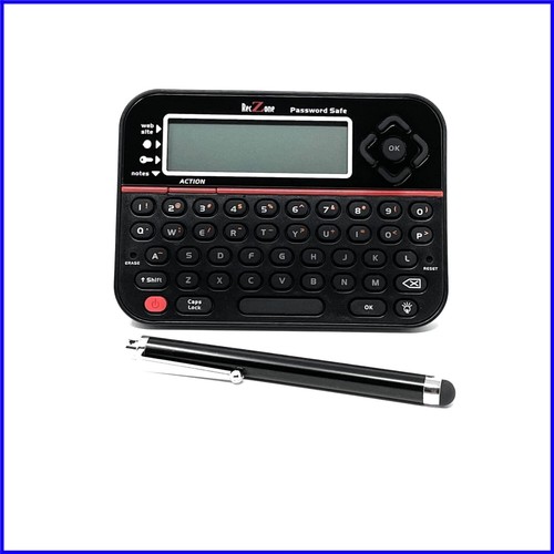 Portable Password Safe with QWERTY Keyboard - Includes Stylus ...