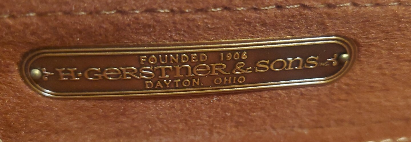 ULTRA RARE VINTAGE H GERSTNER & SONS WOODEN BRIEFCASE WOW!!! ONLY ONE ...