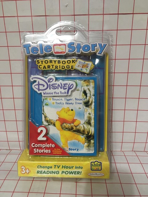 Tele Story Storybook Cartridge Disney Winnie The Pooh 2 Stories for ...