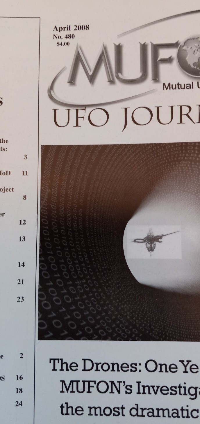 MUFON UFO Journals Lot of 2 Year 2008 Issues #480 # 481 April May See ...