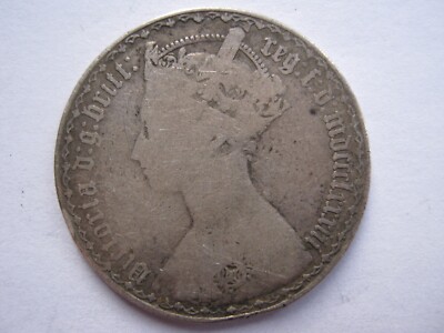 1883 Victoria silver Gothic Florin NF EKs | eBay