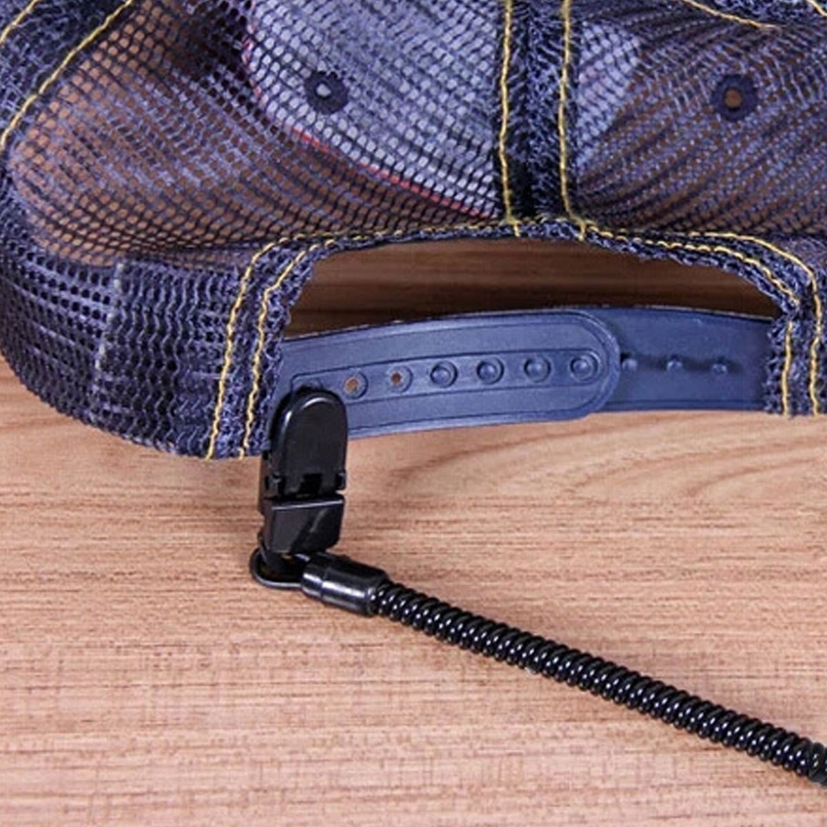 5Pcs Hat Clip Cap Retainer Coiled Cord Rope for Fishing Golfing Outdoor ...