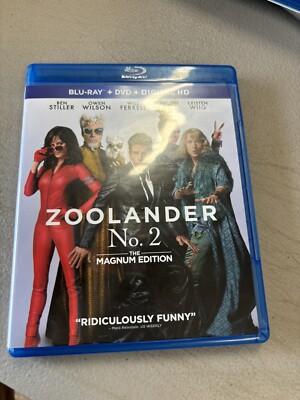 Zoolander 2 (Blu-ray/DVD, 2016, 2-Disc Set) Tested 32429241818| eBay