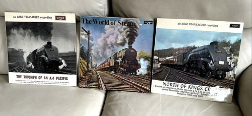 3x STEAM TRAIN RAILWAY 12" LP Vinyl Records WORLD OF/KINGS CROSS/A4 ...