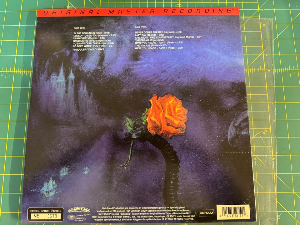 THE MOODY BLUES ON THE THRESHOLD OF A DREAM ORIGINAL MASTER MFSL LP ...