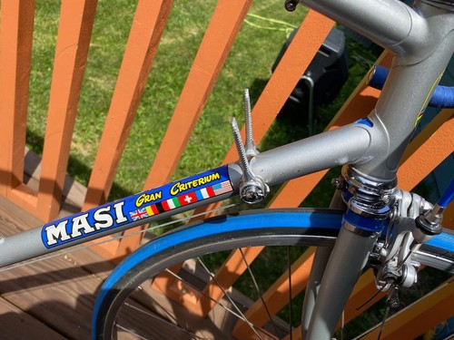 1974 MASI Gran Criterium TWIN PLATE Fork Crown 55 cm * FULL CAMPAGNOLO ...