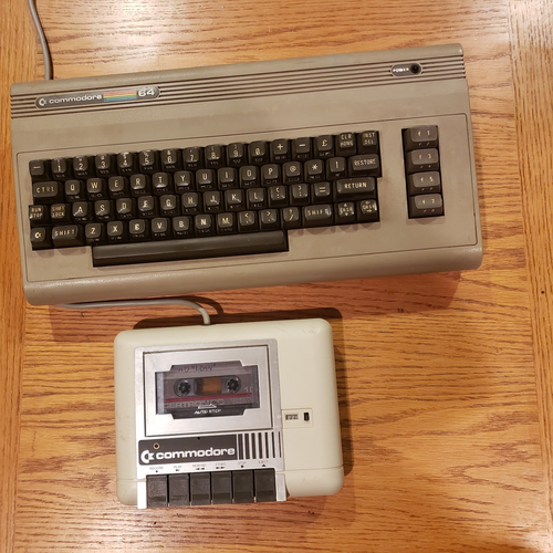 Commodore 64 Computer AND C2N Cassette Tape Drive - Vintage - Tested ...