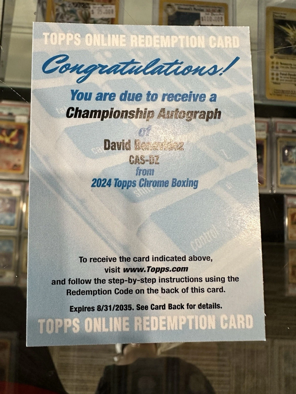 David Benavidez 2024 Topps Chrome #CAS-DZ Championship Autographs Price ...