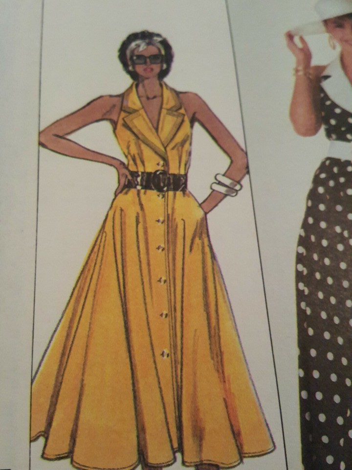 Vintage Simplicity Pattern 8061 Shirt Dress Front Collar You Choose ...