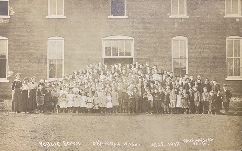 Frank Matsura Okanogan Washington WA School Class 1912 RPPC Real Photo ...