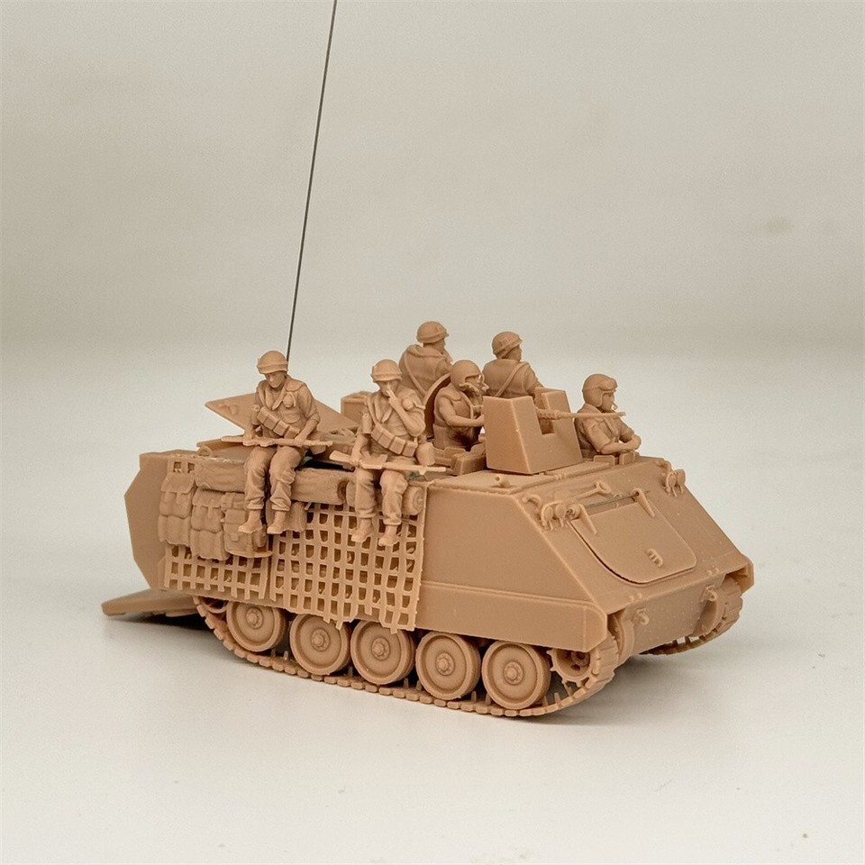 1/72 Scale US Army Vietnam War M113 ACAV Crew Infantry 7 Figure Resin ...