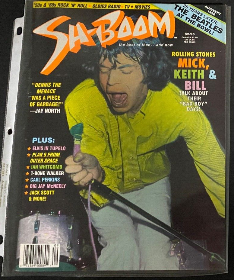 1990 SH-BOOM Magazine featuring The Rolling Stones 1990 | eBay