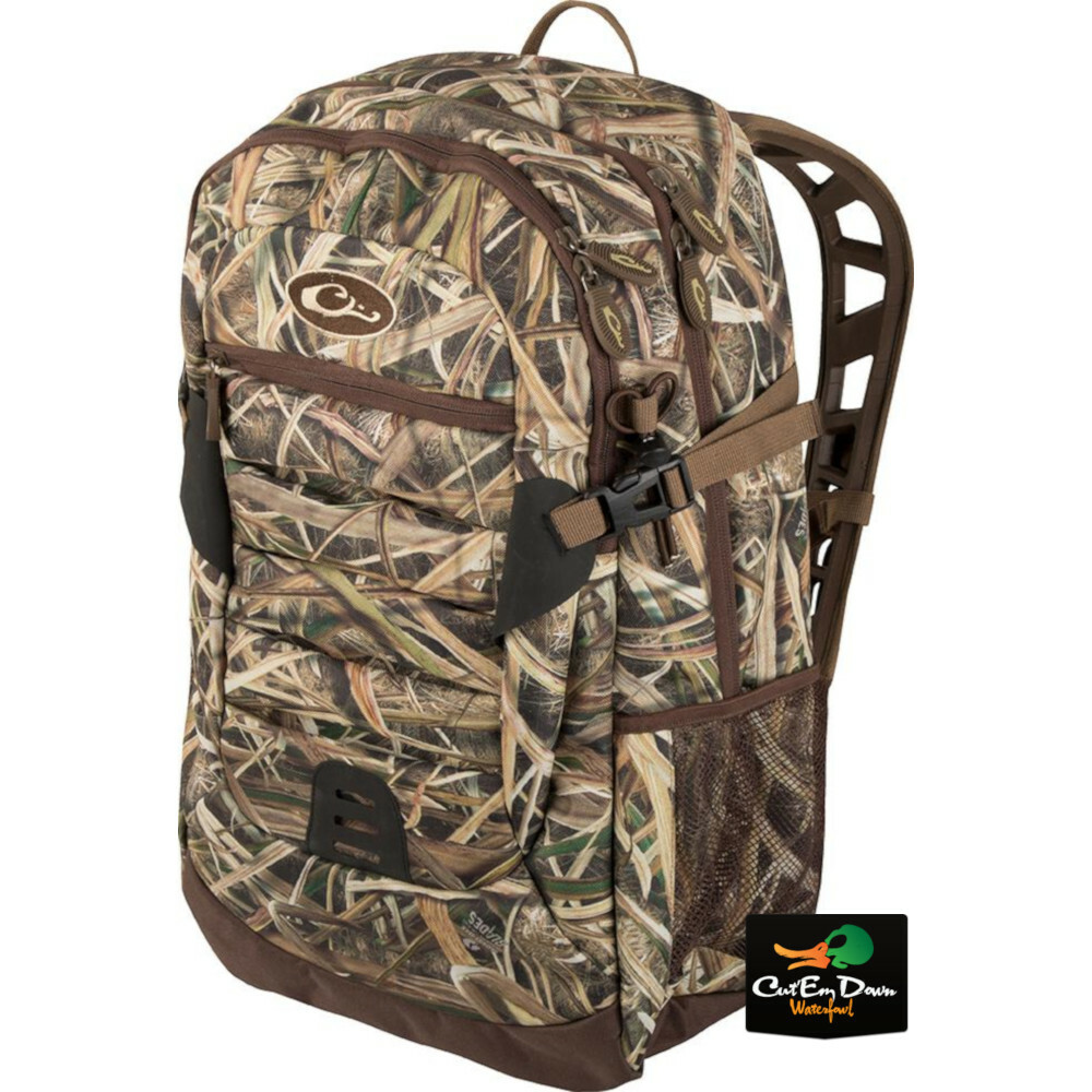 NEW DRAKE WATERFOWL CAMO DAYPACK BACK PACK - HUNTING BAG - WALK IN PACK ...