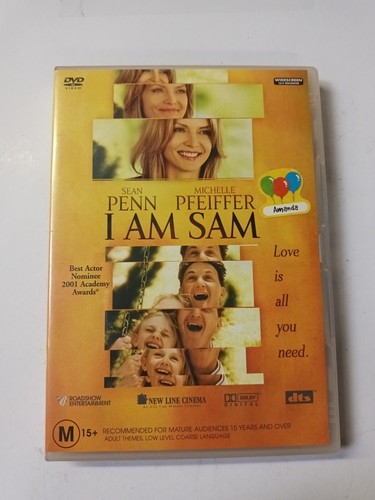 I Am Sam (DVD, 2002) Sean Penn, Michelle Pfeiffer, Dakota Fanning ...