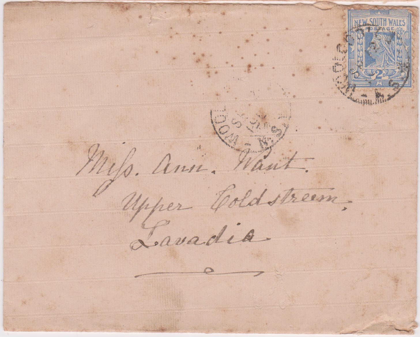 (SF23) 1907 NSW envelopes Wooloob and back cancels | eBay