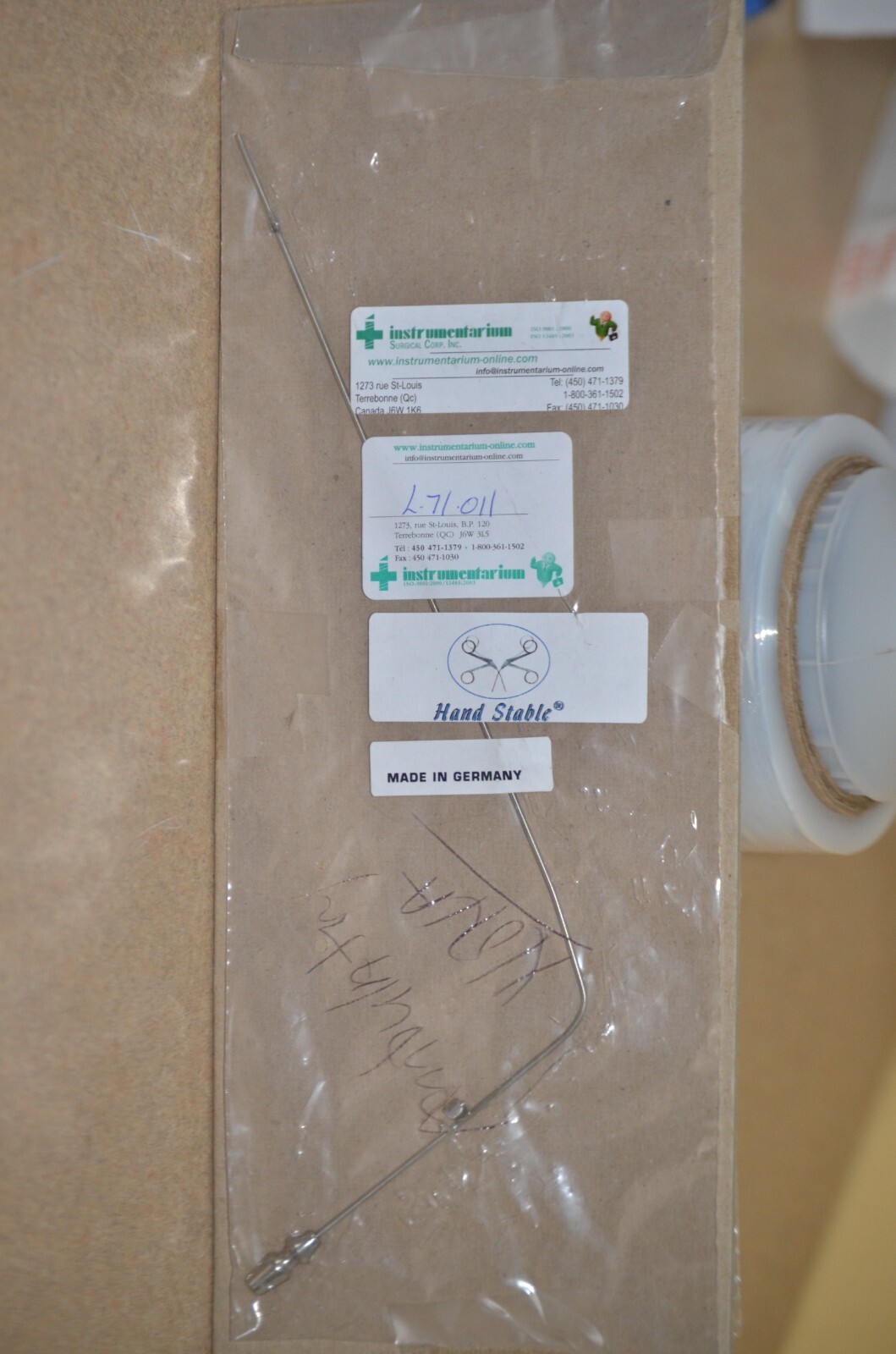 Instrumentarium Kleinsasser Micro Forceps w/ Round 1mm Cup Jaws Reverse ...