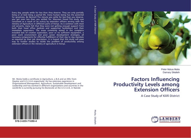 Factors Influencing Productivity Levels Among Extension Officers von ...