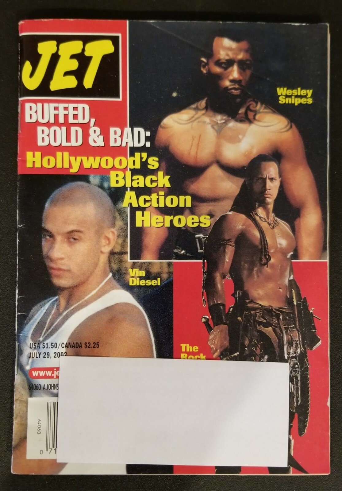 JET Magazine July 29 2002 Wesley Snipes Vin Diesel The Rock *ACTION ...