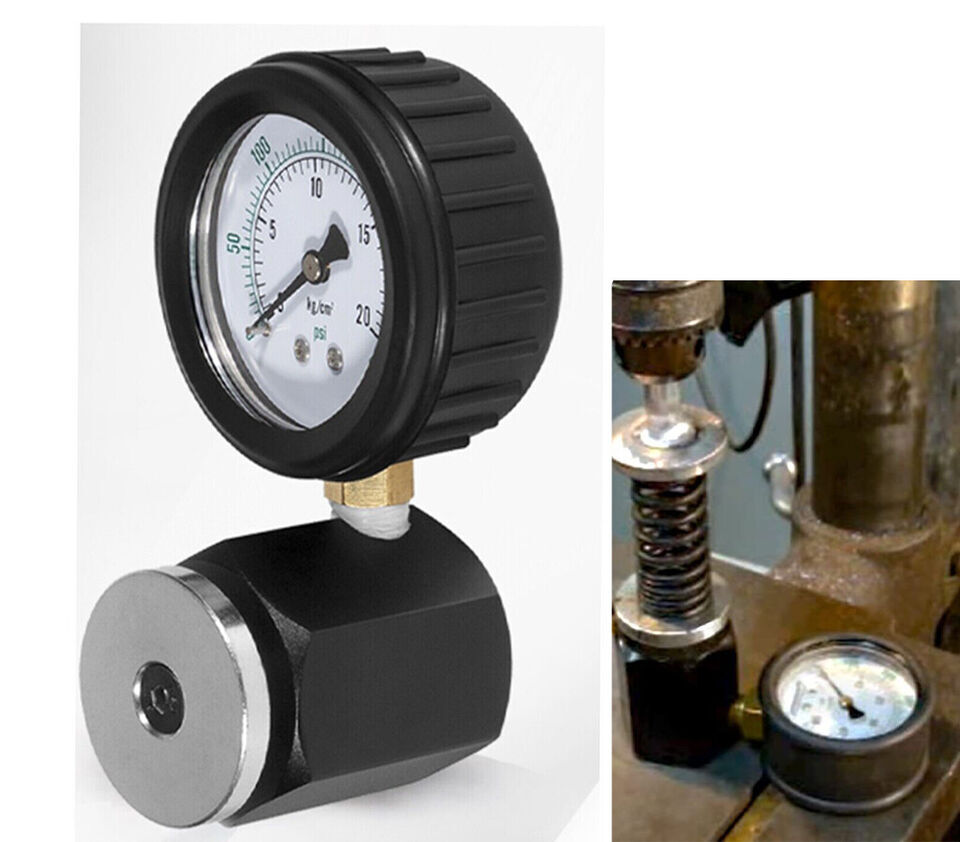 66835 Universal Spring Tester Gauge 0-300 PSI Mini Valve Spring Tester ...