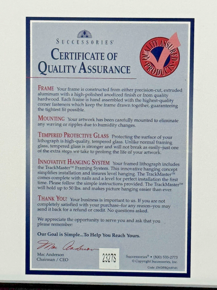 1996 Michael Jordan Leadership Poster Framed LE 3801/7310 Upper Deck 30 ...