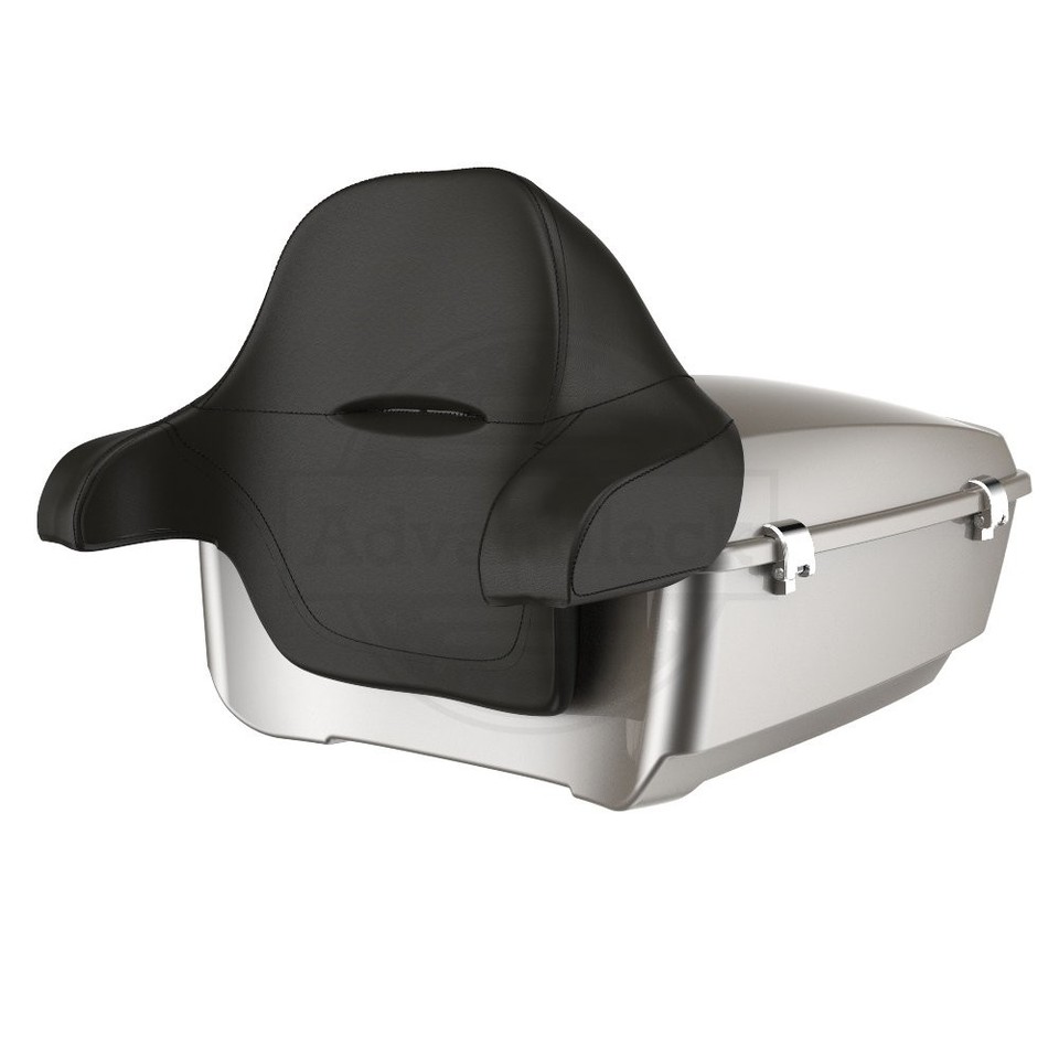 Advanblack Pewter Pearl King Rear Trunk Luggage For 97+ Harley Touring ...