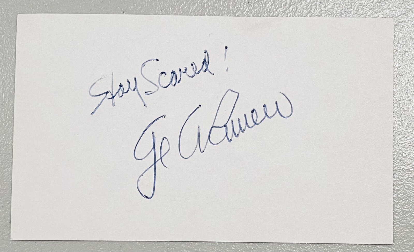 George Romero Signed Autographed 3x5 Card Beckett BAS Night Of The ...