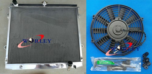 Aluminum radiator and Fan for Land cruiser VDJ200R 200 Series 4.5TD V8 ...