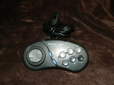 Performance Super Pad 6 Button Controller for Sega Genesis *READ ...