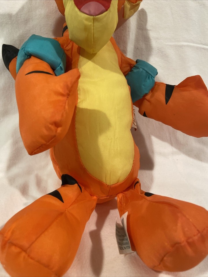 VTG Bath Time Disney Winne the Pooh TIGGER Plush Pool Water Nylon ...